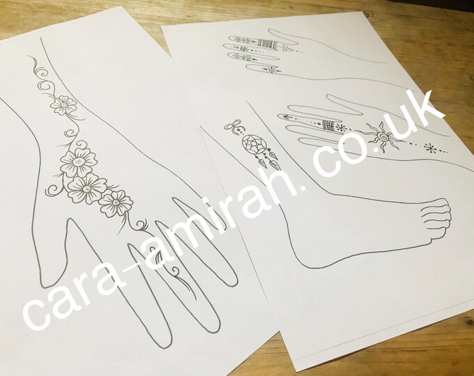 Learn Henna Art Mehndi Designs - Step by Step Guide - Digital Printable ...