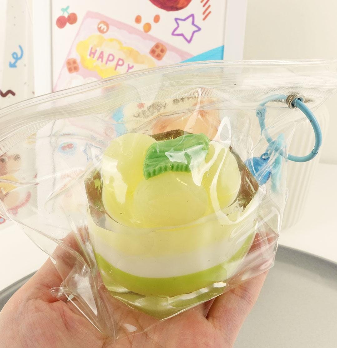 Grape Pudding Squishy, Taba Squishy, Hand Made, Stress Reliever, Super ...