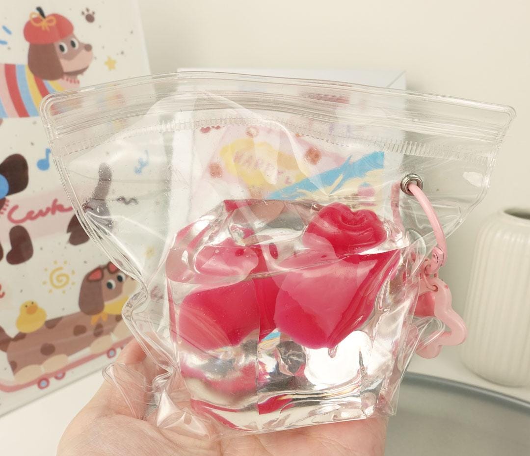 Cherry Jello Squishy, Taba Squishy, Hand Made, Stress Reliever, Super ...