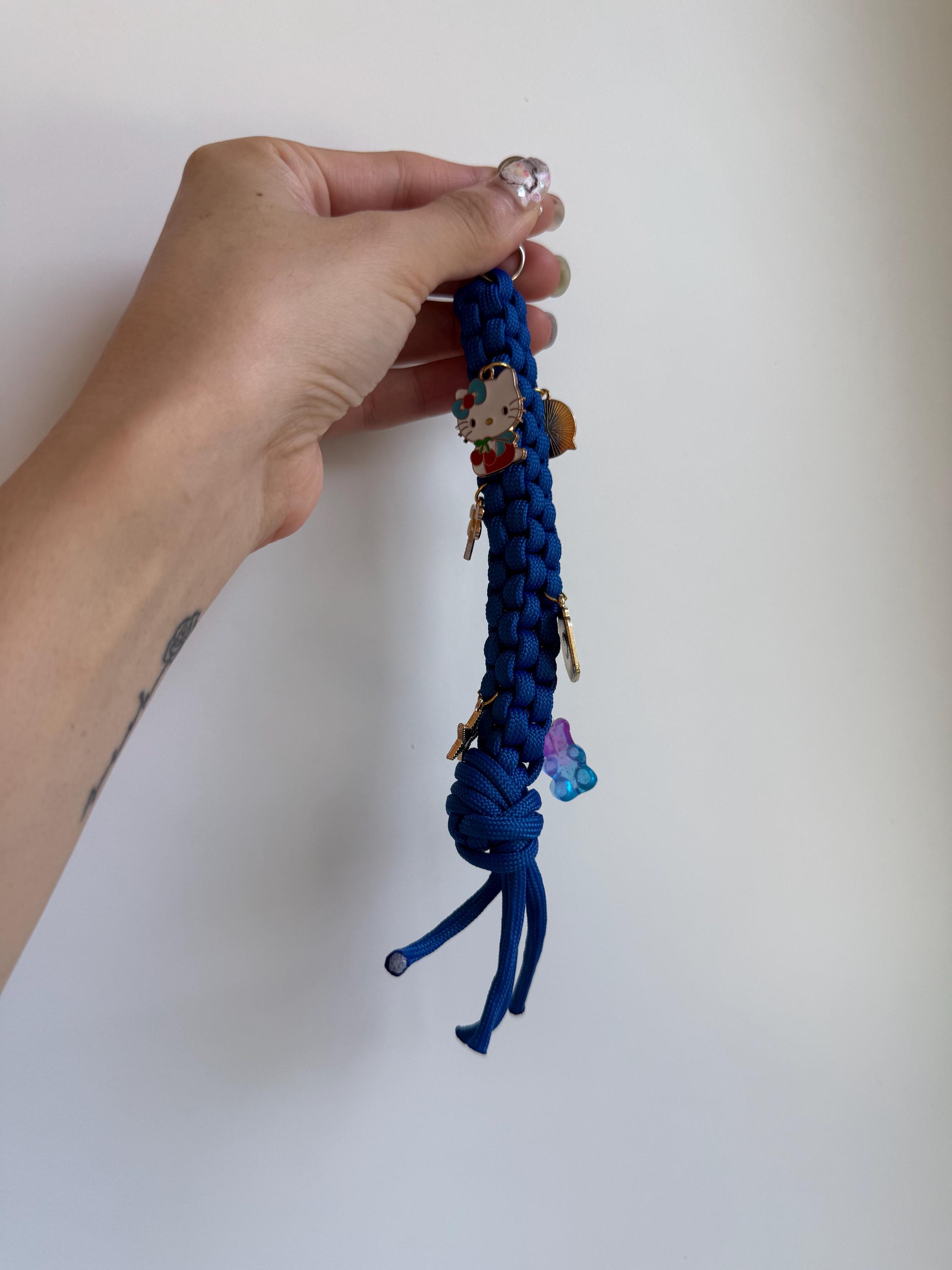 Custom Paracord Bag Charm & Keychain - Etsy