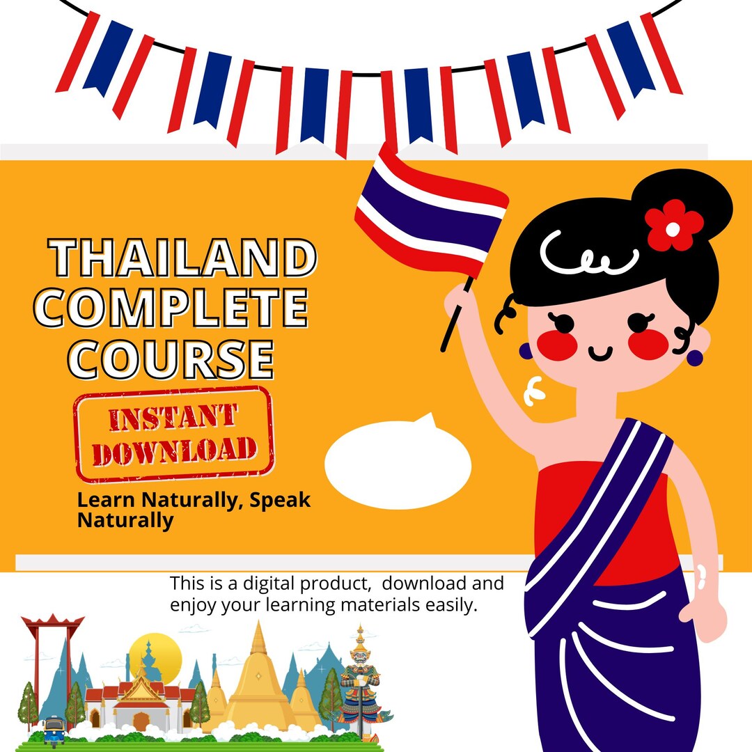 Learn THAILAND'S Language Complete Package | Master THAI for Beginners to Advanced PDF, Audio ...