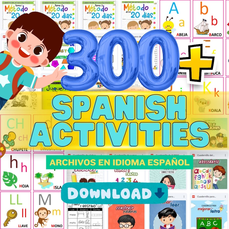 300+ Spanish Learning Activities and Coloring Books for Kids ...
