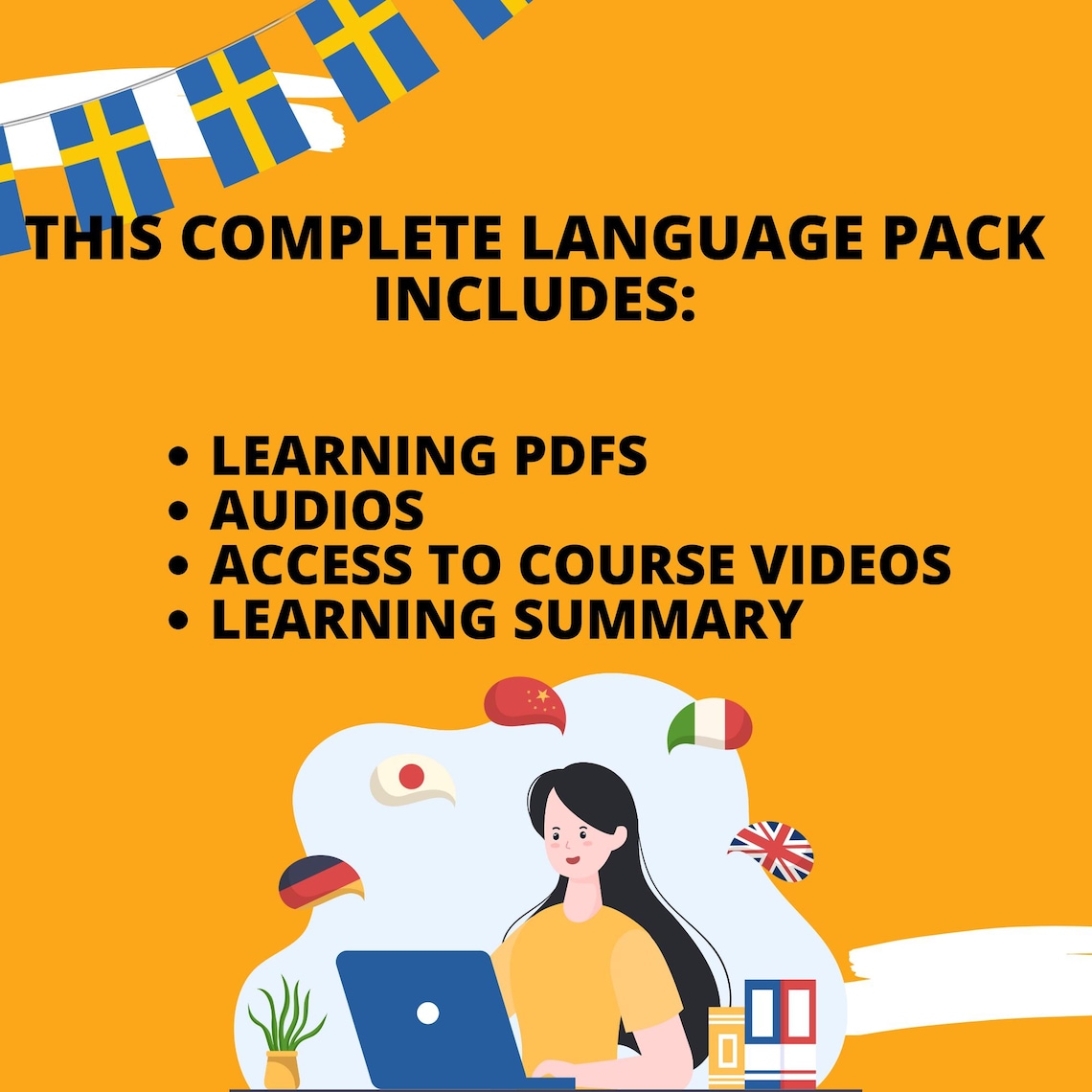 Learn SWEDISH Language Complete Package | Master SWEDISH for Beginners ...