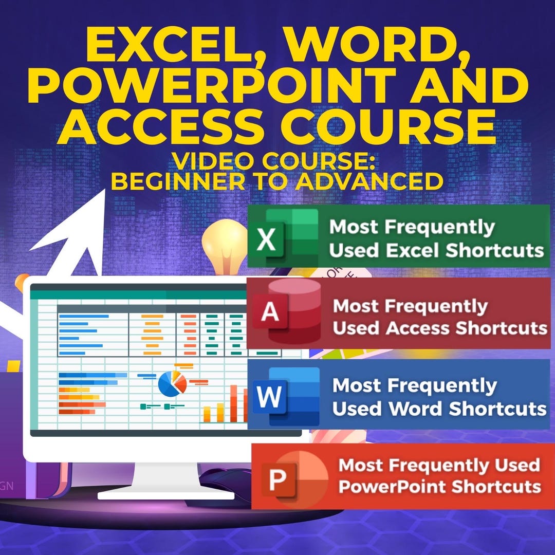 Learn Microsoft Office Bundle Excel, Word, Powerpoint & Access Online ...