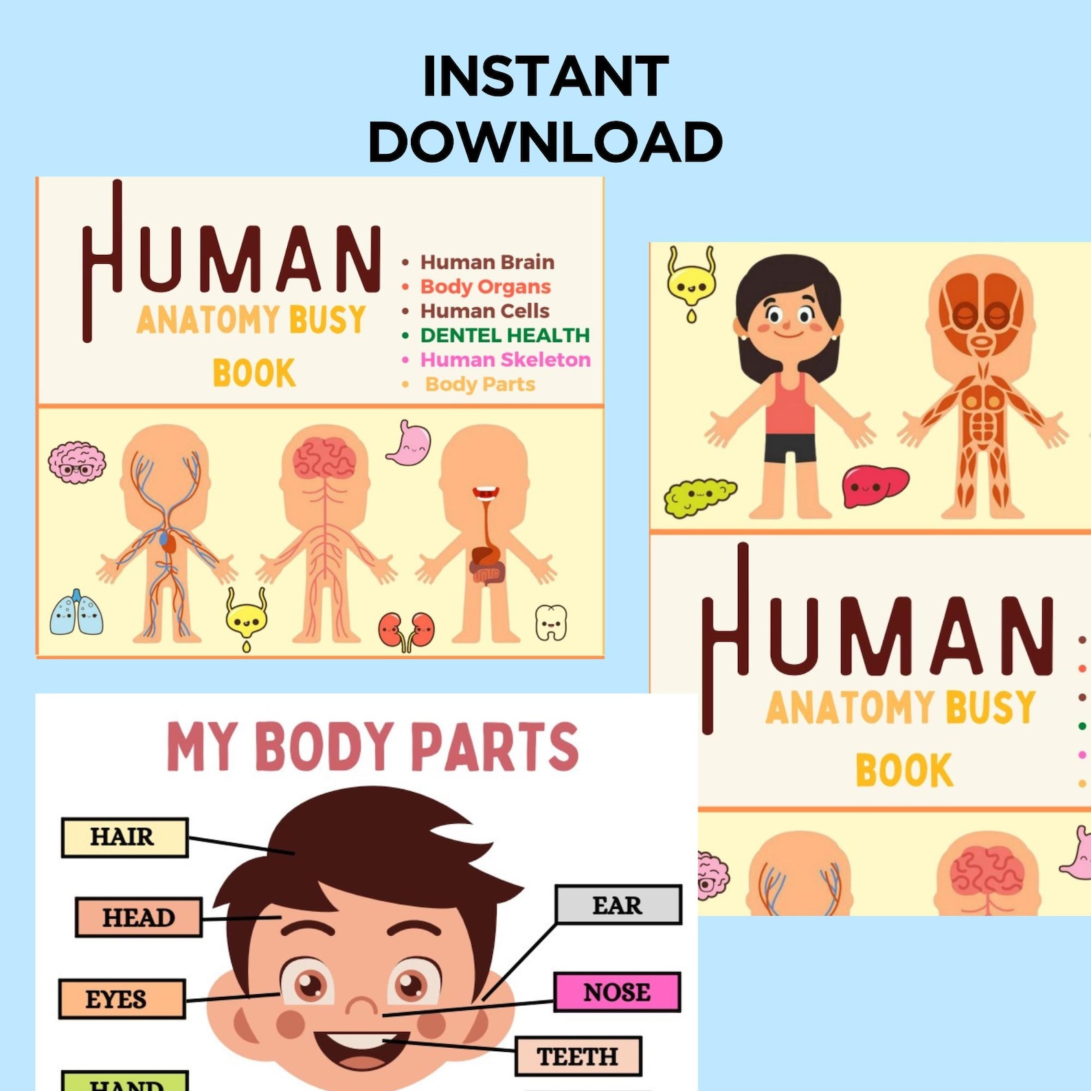 10000+ Educational Activity Printable Learning Tools for Kids Bundle ...
