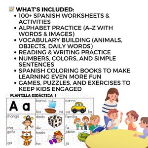 300+ Spanish Learning Activities and Coloring Books for Kids ...