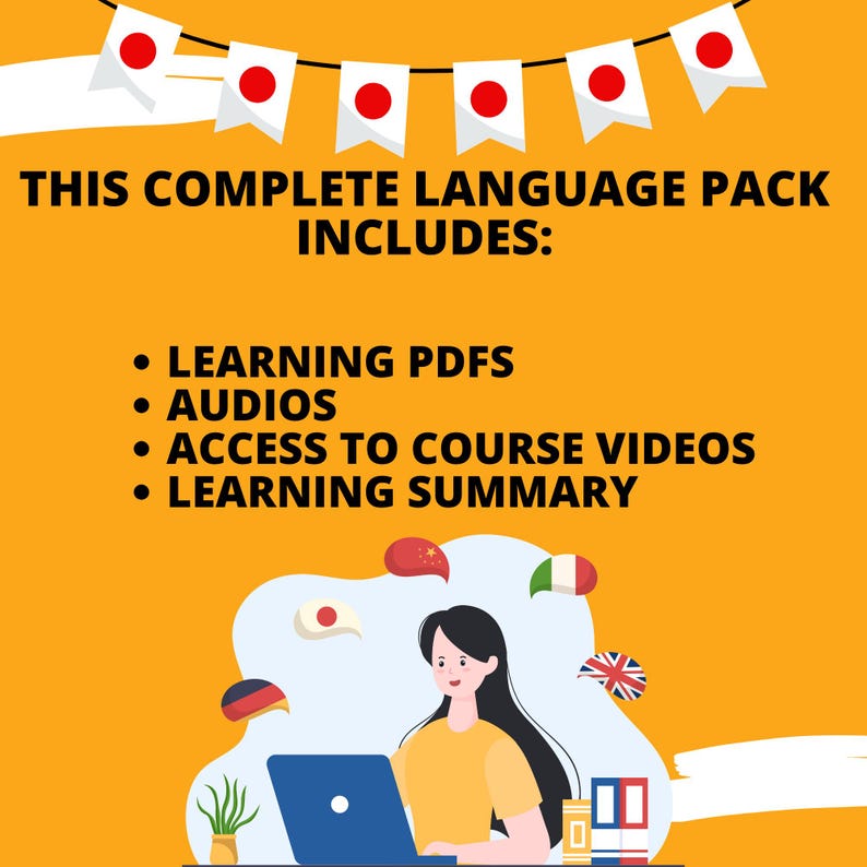 Learn JAPANESE Language Complete Package | Master JAPANESE for Beginners to Advanced PDF, Audio ...