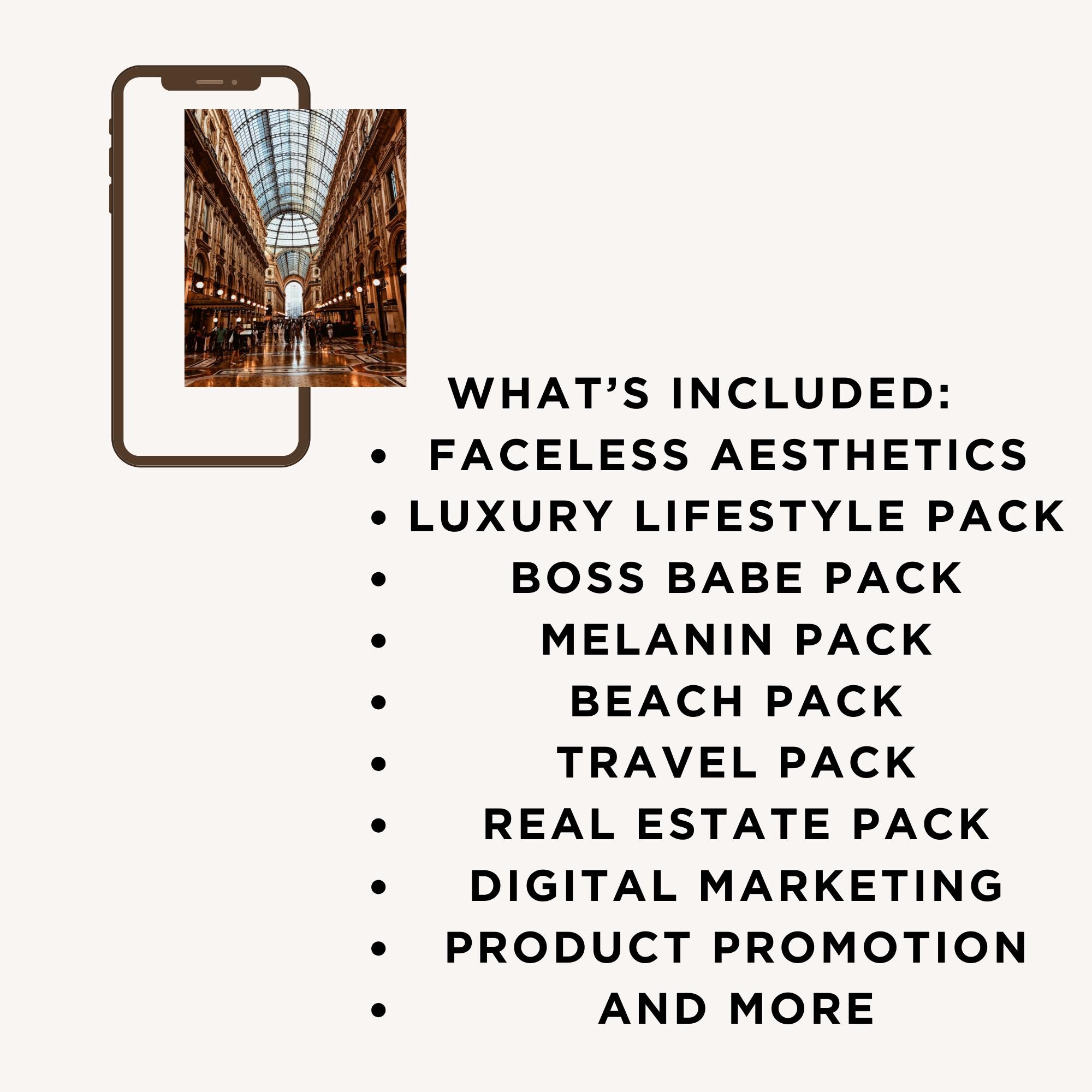 12000+ Social Media Reels, Stories, Luxury Lifestyle, Boss Babe, Travel ...