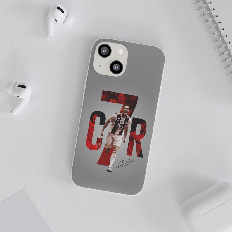 Cristiano Ronaldo CR7 Phone Case CR7 All iPhone 12, 13 & 14 Flexible ...