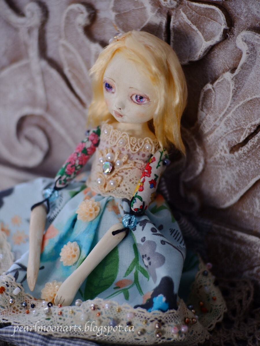 Dolls & Miniatures Art & Collectibles Ooak Art Doll ROSIE vintage ...