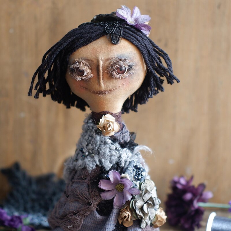 Primitive Rag Doll - Etsy