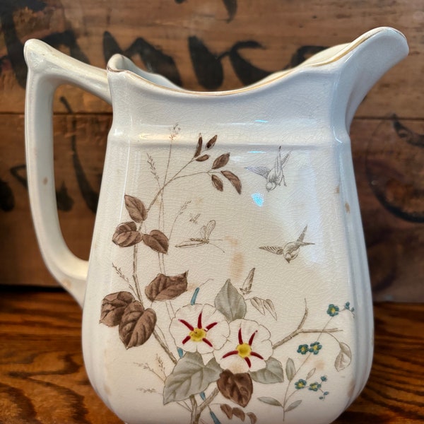 Ironstone Pitcher - Etsy