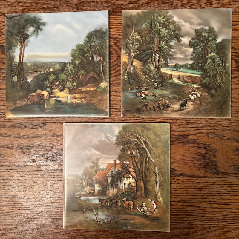 Vintage H&r Johnson Tiles - Etsy