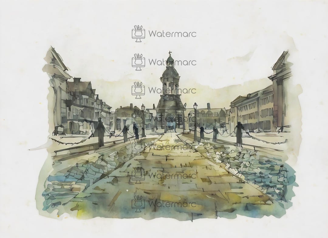 Trinity College Dublin Print | Irish Watercolor Wall Art | Digital ...