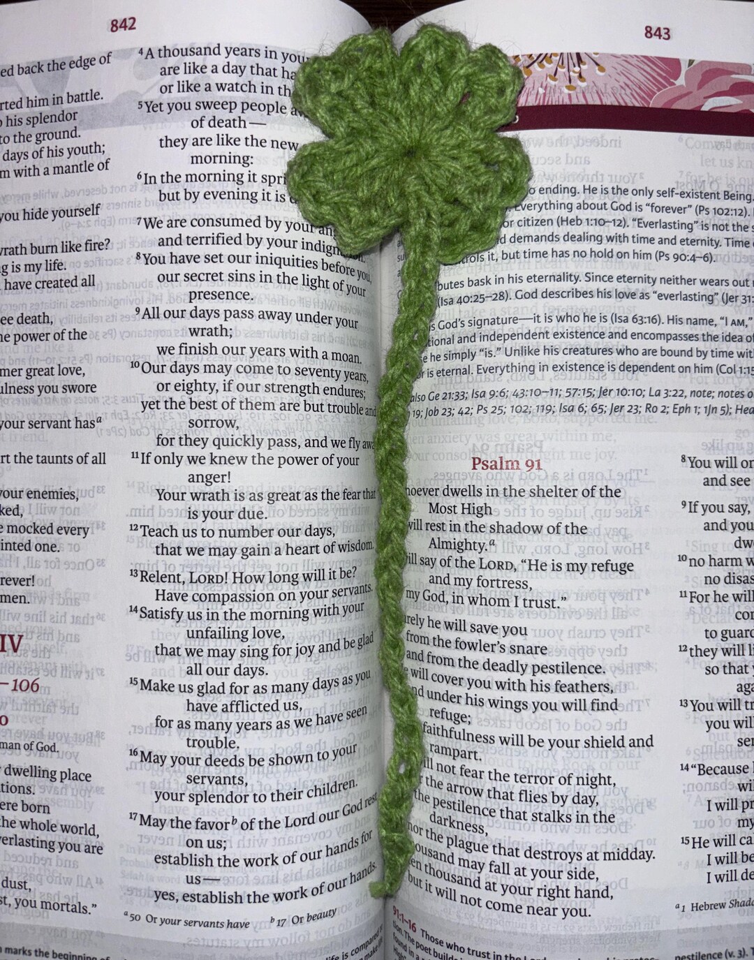 Bundle of 3 Four Leaf Clover Bookmarks Mix and Match Colors - Etsy