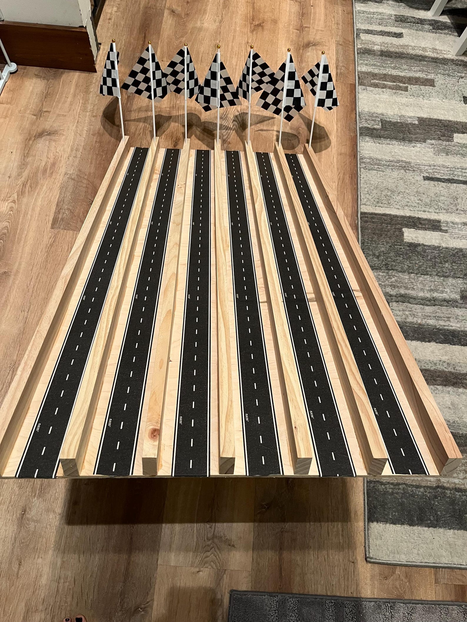 Wood Race Track - Etsy