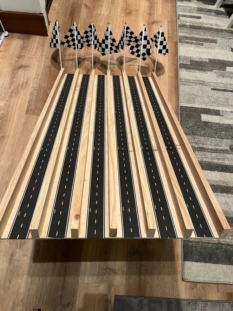 Wood Race Track - Etsy