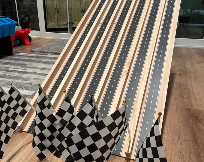 Wood Race Track - Etsy