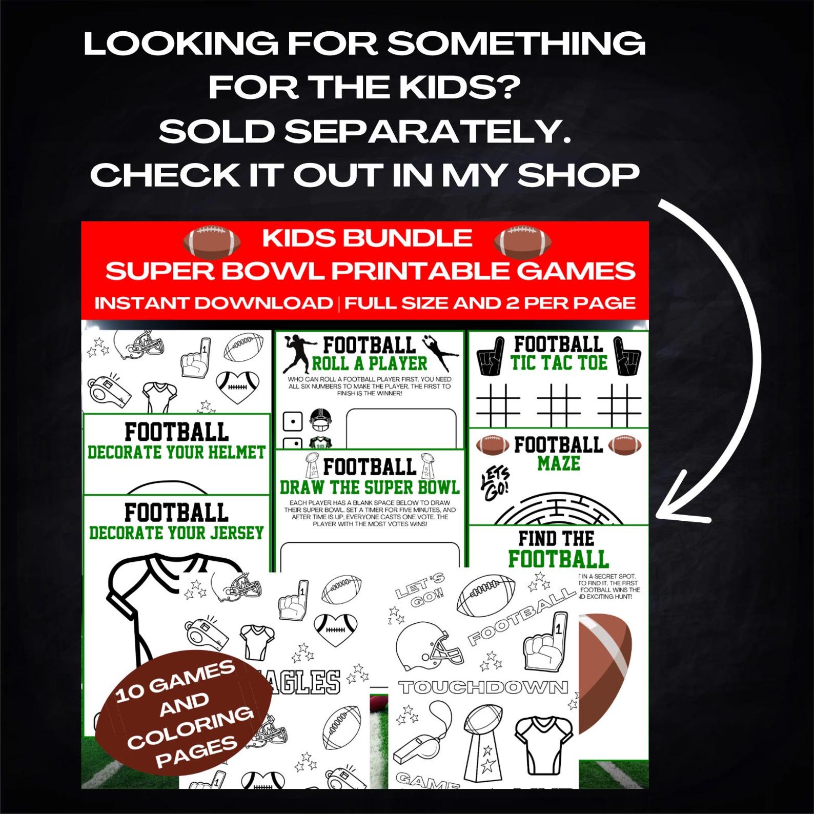 Football Word Scramble, Printable Football Party Games Kids Super Bowl ...