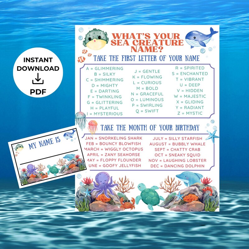 Ocean Theme Party - Etsy