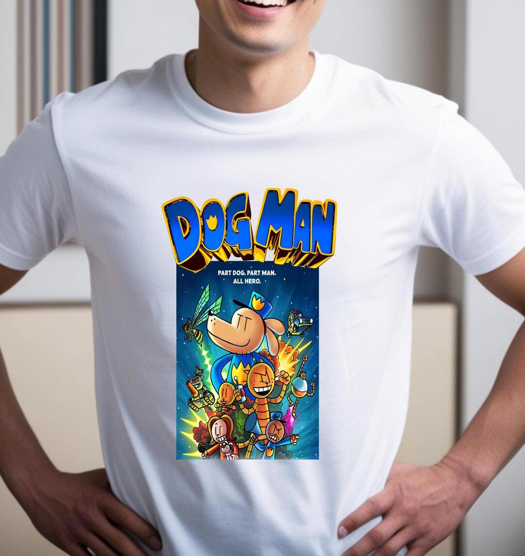 Animated Dog Cartoon Character Family T-shirt, Part Dog, Part Man, All ...