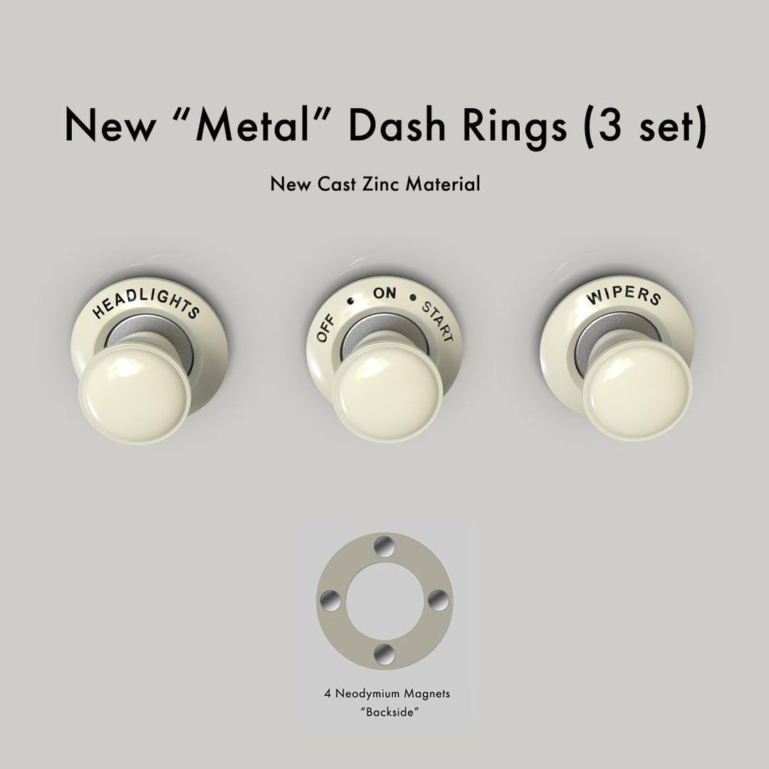 Metal Magnet Dash Rings Are Painted in Three Color Options - Ivory ...
