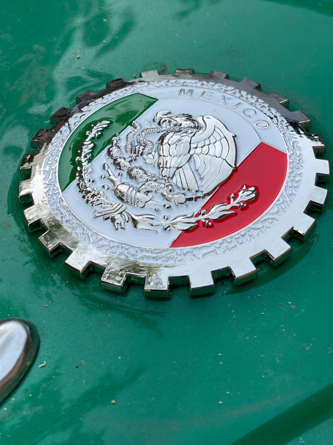 Vw Mexico Flag Beetle Front Hood Emblem 1961-1974 - Etsy
