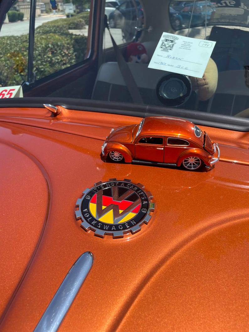 Vw Beetle Front Hood Emblem 1961-1974 - Etsy