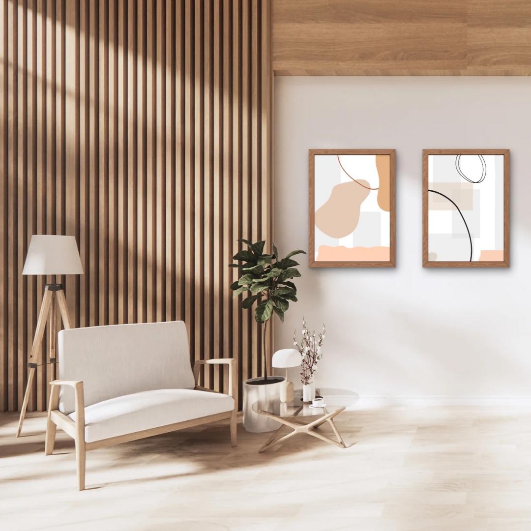 Elegant Japandi Abstract Art Prints | Minimalist Modern Decor | Neutral ...