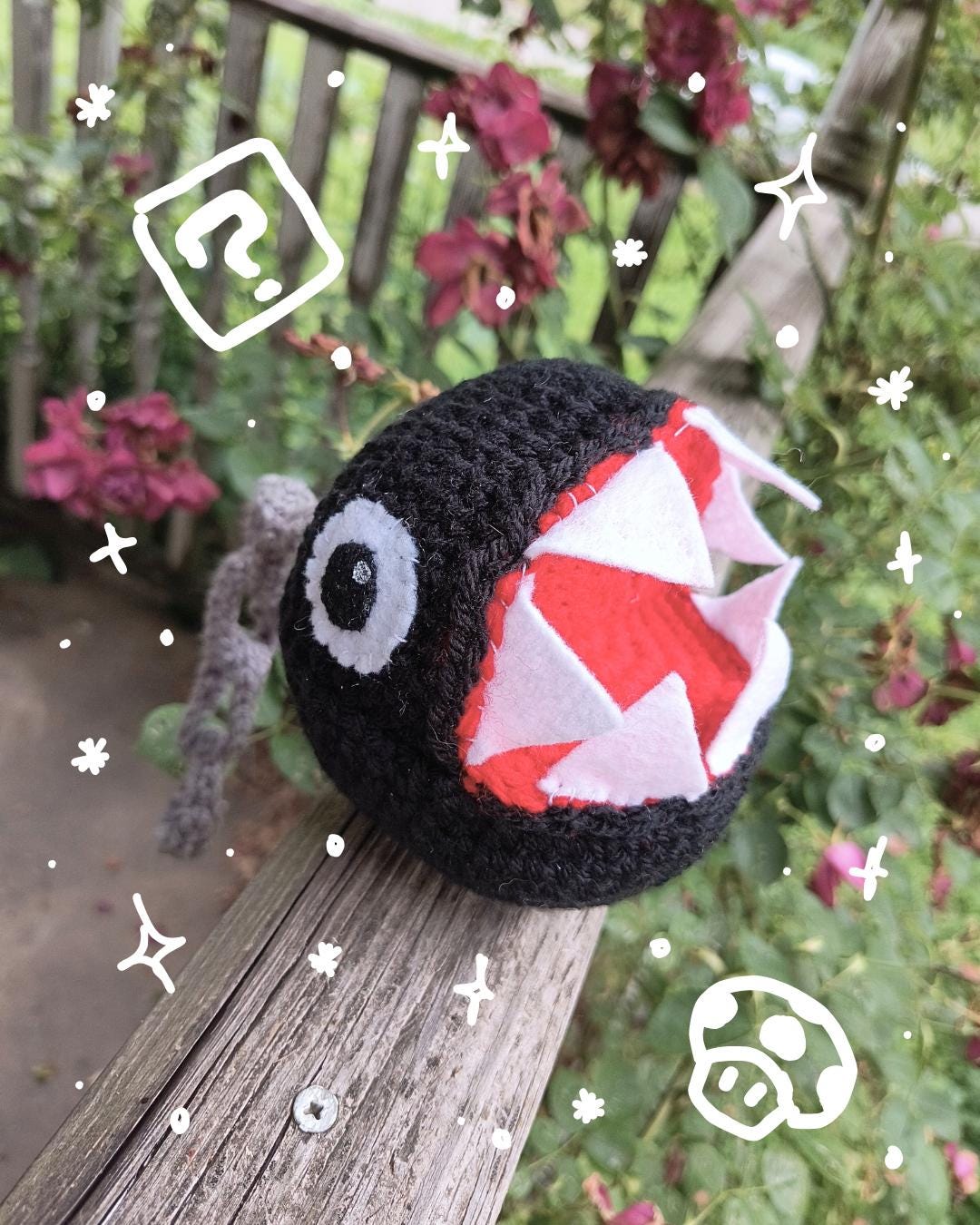 Crochet Chain Chomp Plushie - Etsy