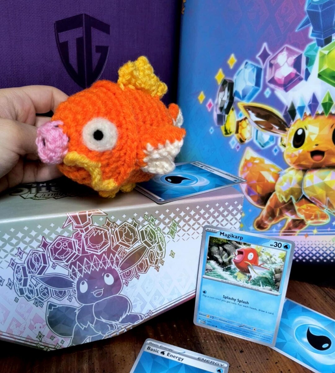 Crochet Derpy Fish Pocket Monster Plushie - Etsy