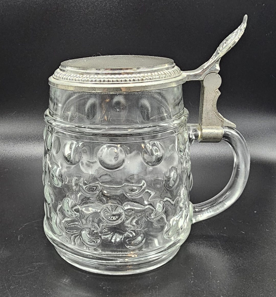 Bierseidel BMF Hobnail Clear Glass Stein W. Germany - Etsy