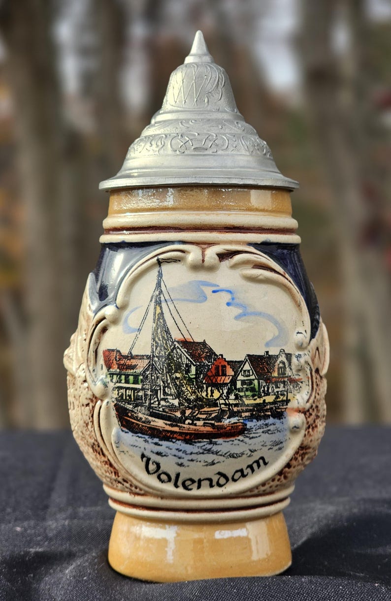 Original King 715 Stein With Pewter Lid - Etsy