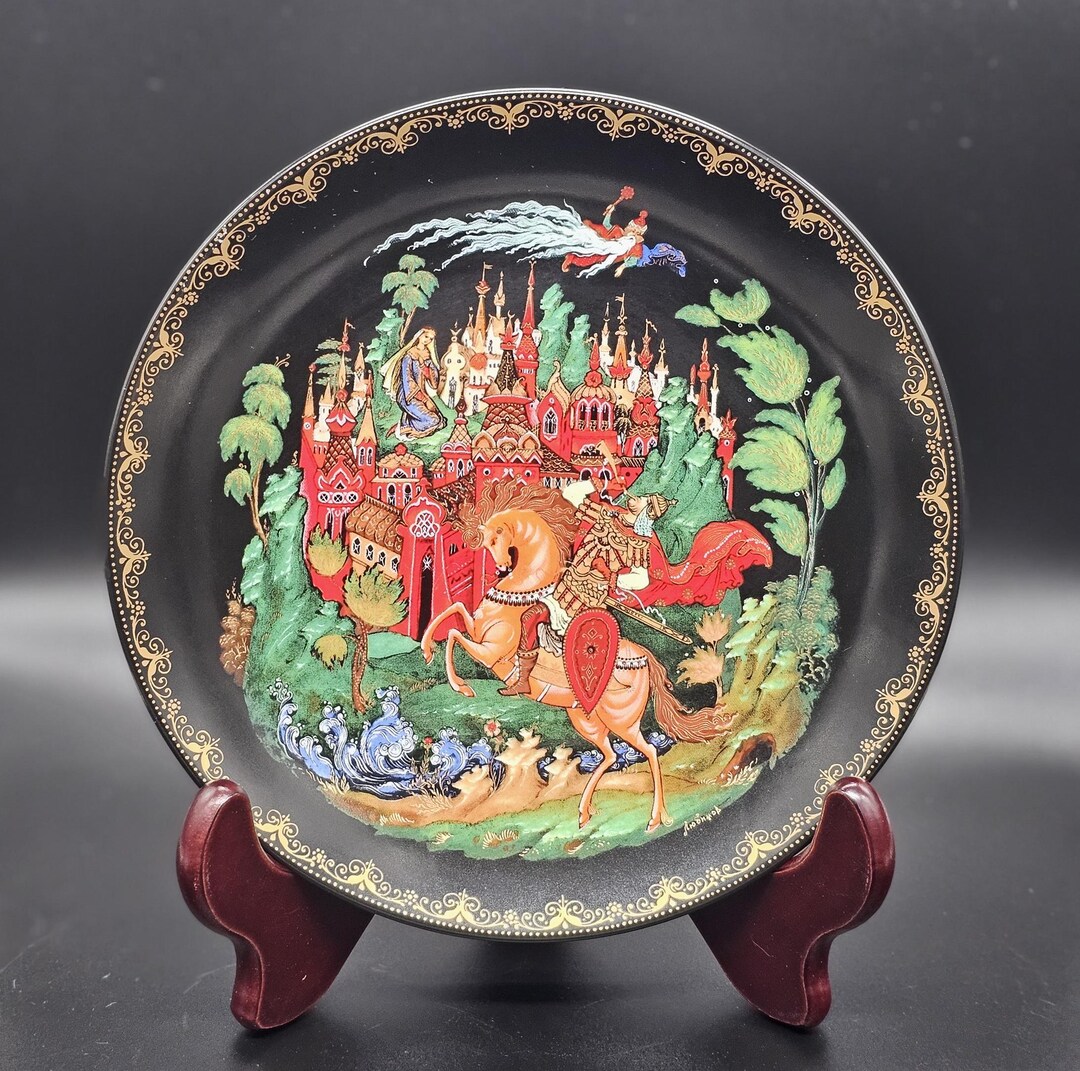 Bradford Exchange Russian Legends Collection "russian and Ludmilla" C ...