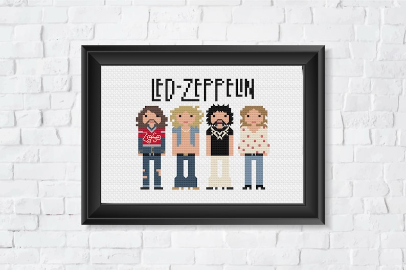 Led Zeppelin - PDF Cross Stitch Pattern - Etsy