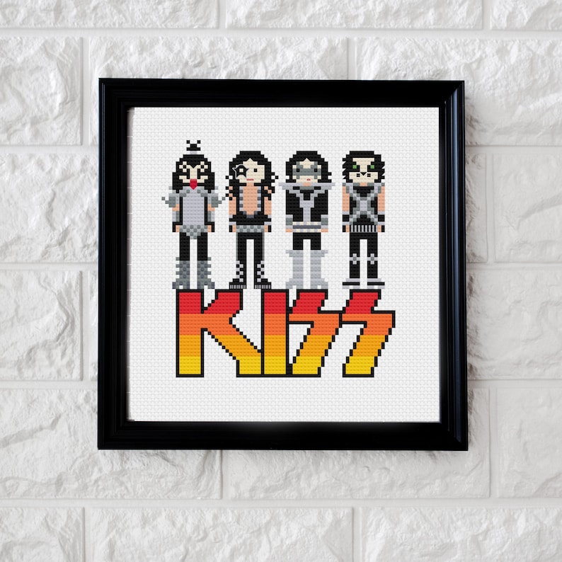 Kiss - PDF Cross Stitch Pattern - Etsy