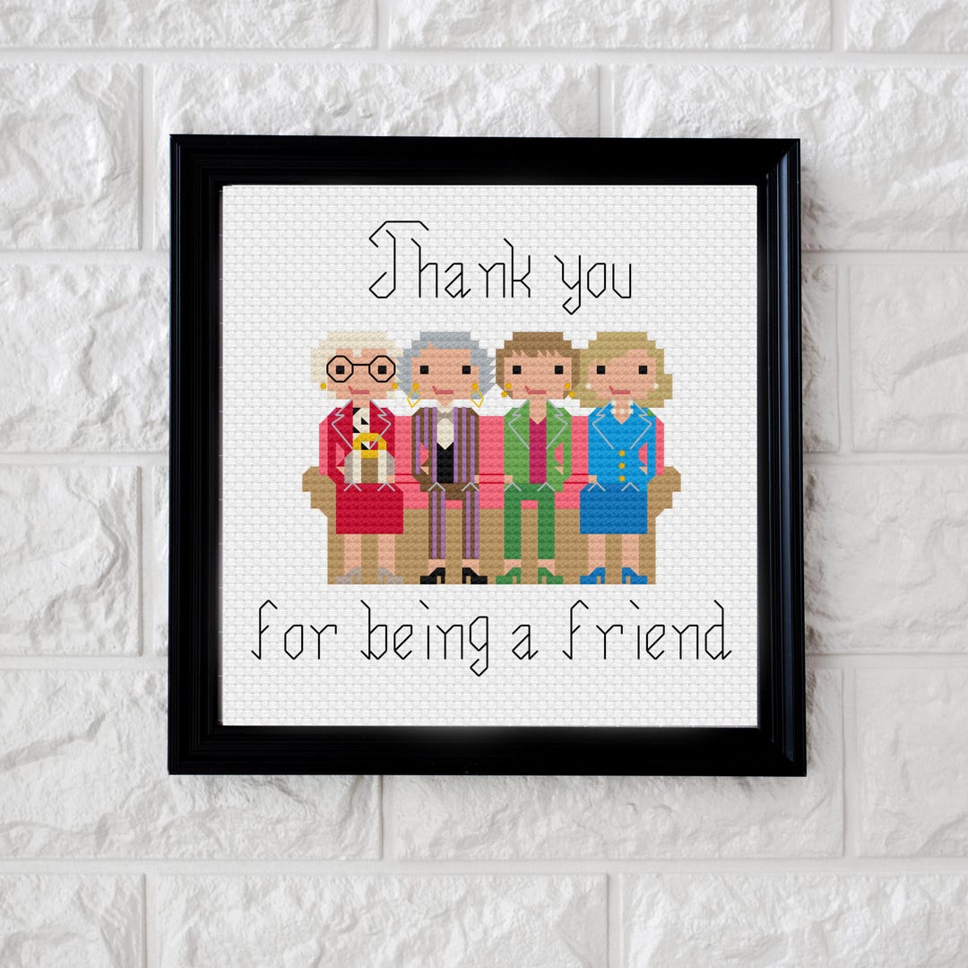 Golden Girls - PDF Cross Stitch Pattern - Etsy