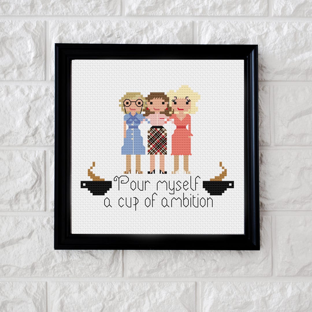 9 to 5 - Jane Fonda, Lily Tomlin, Dolly Parton - PDF Cross Stitch ...