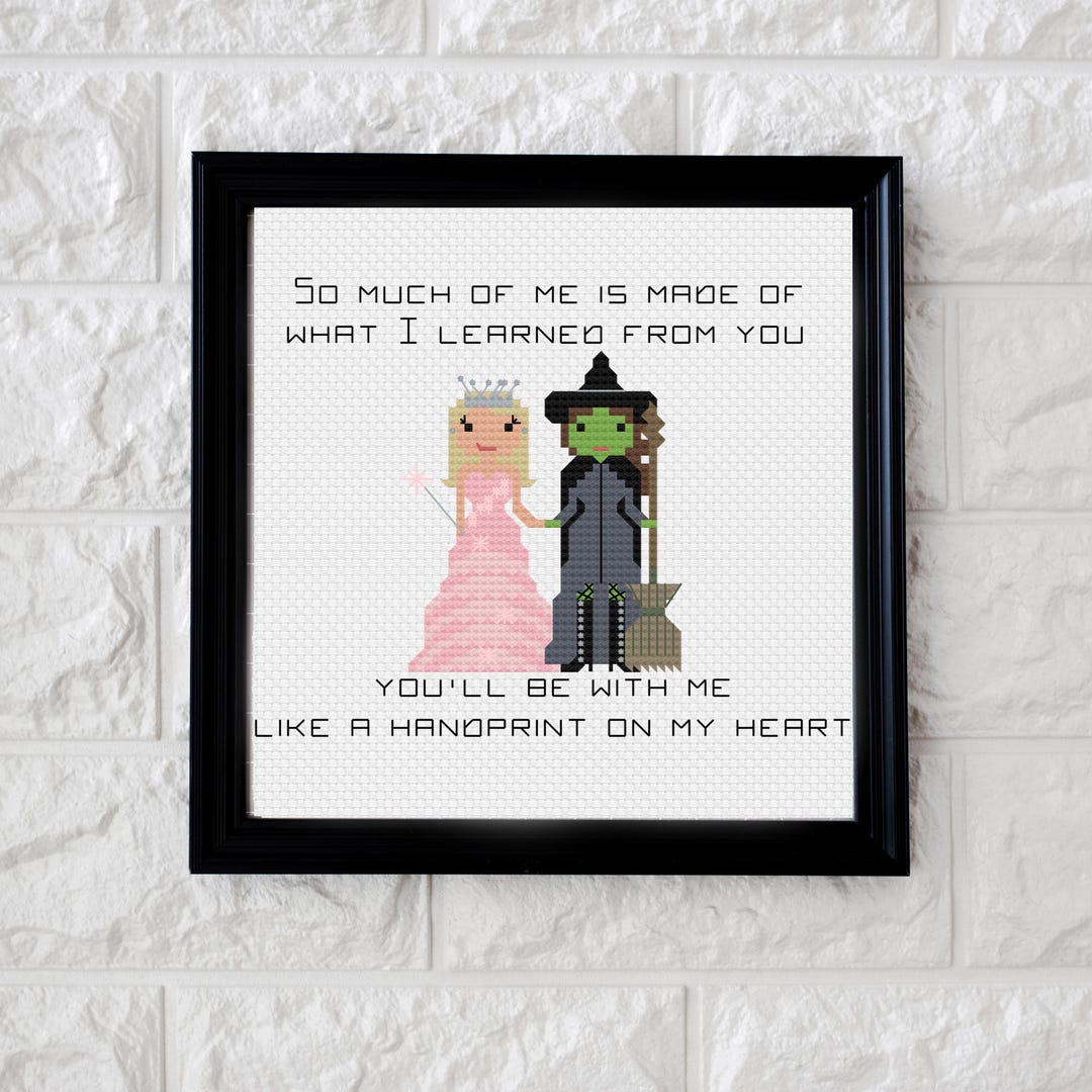 Wicked - PDF Cross Stitch Pattern - Etsy