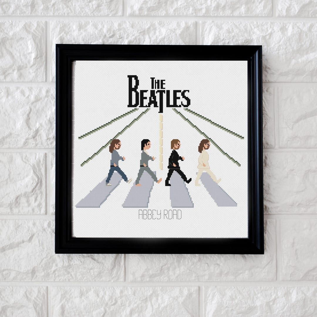 The Beatles - Abbey Road - PDF Cross Stitch Pattern - Etsy