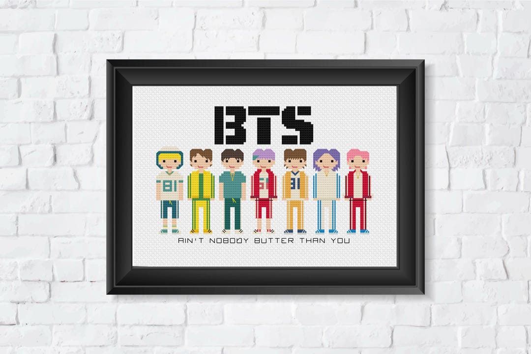 BTS - Butter - PDF Cross Stitch Pattern - Etsy