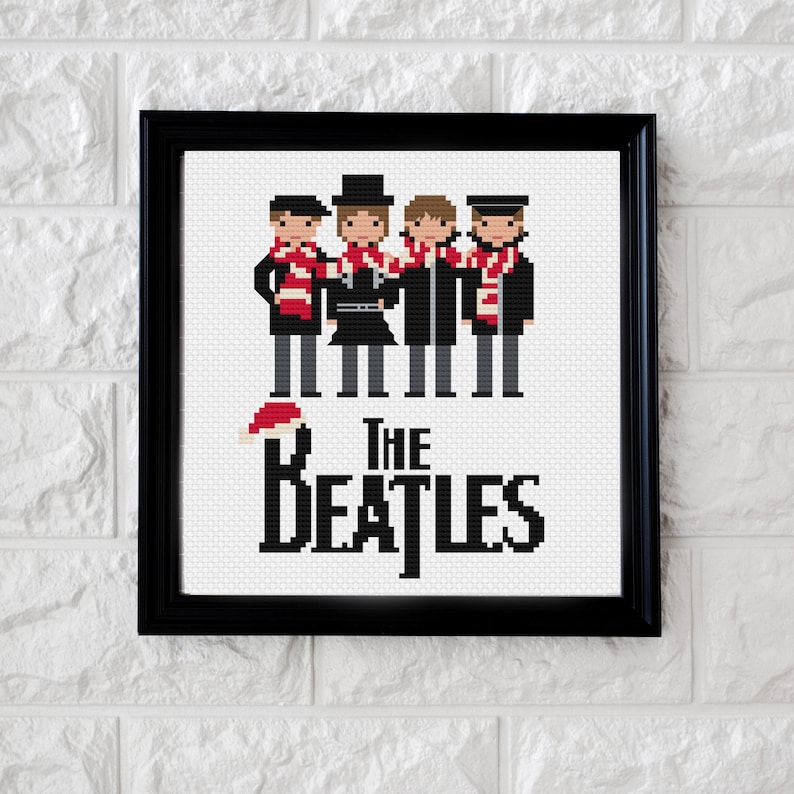 The Beatles - Help! - PDF Cross Stitch Pattern - Etsy