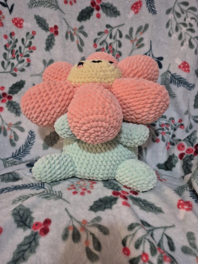 Lazy Daisy, Crochet Flower Stuffed Animal, Amigurumi - Etsy