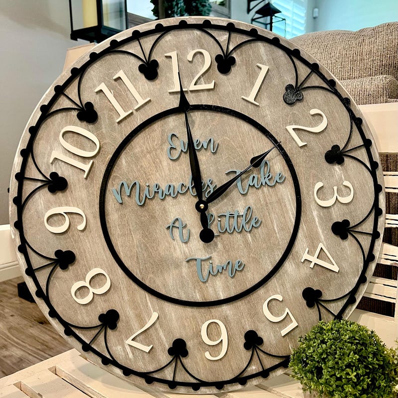 Farmhouse Wall Clock - Etsy