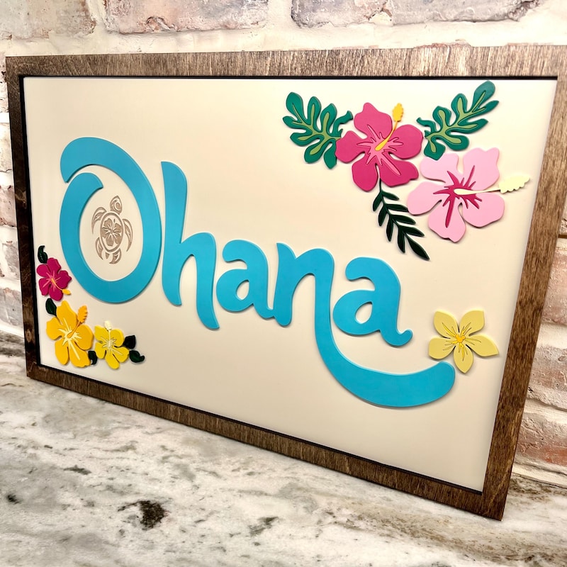Ohana Wood Sign - Etsy