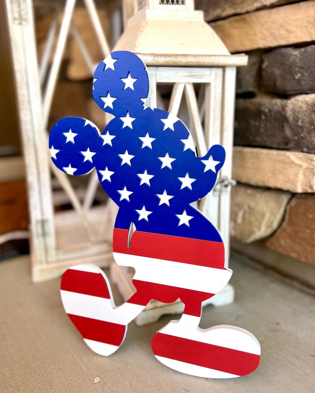 Patriotic Mouse, American Flag Mouse, Red White and Blue, USA Decor - Etsy