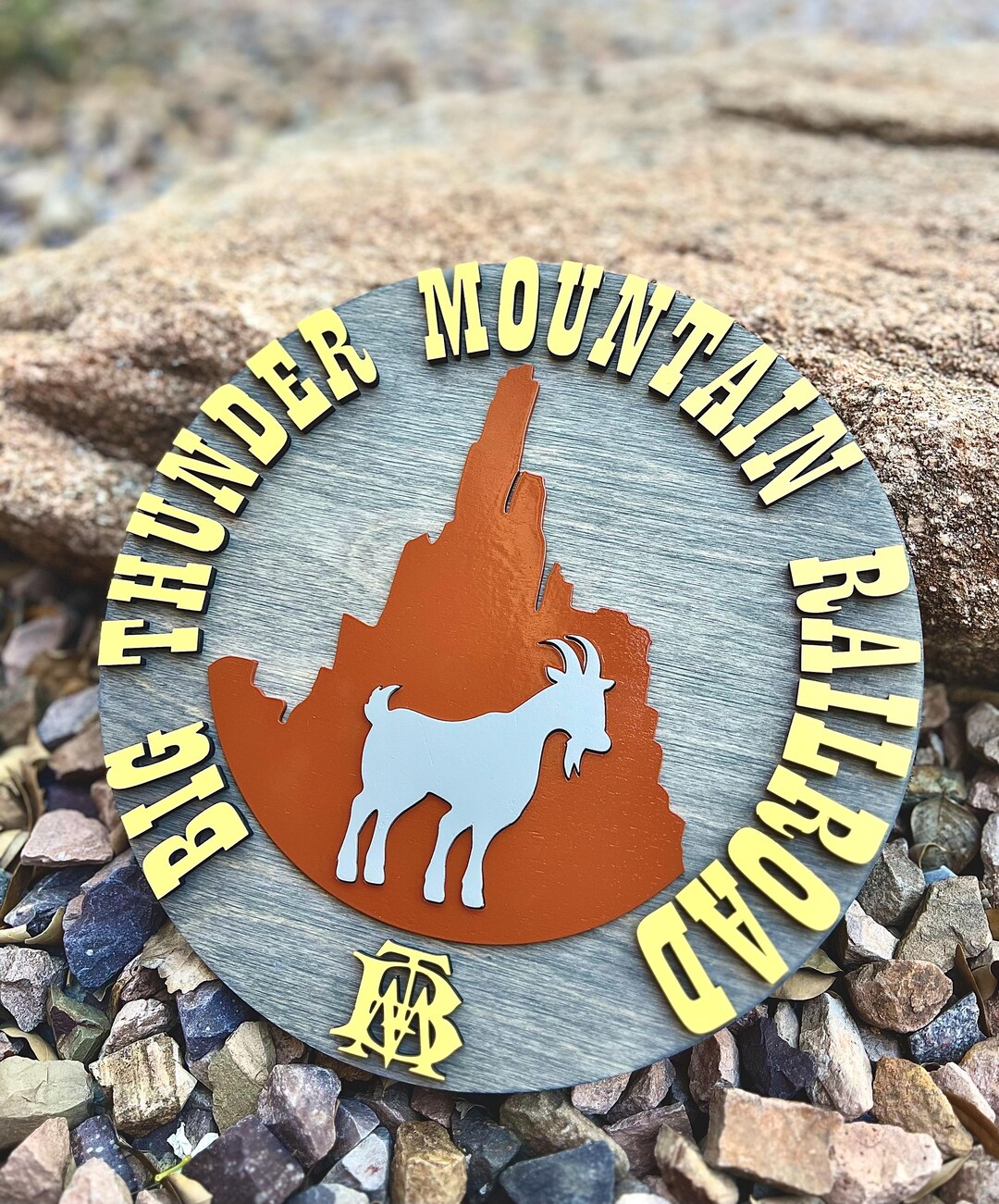 Thunder Mountain Inspired Sign, Mountain Signs, Wood Decor, Park Ride Signs - Etsy