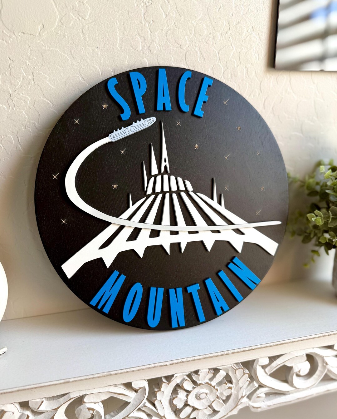 Space Mountain Inspired Ride Sign, Park Ride Signs, Disney Lover Gift ...