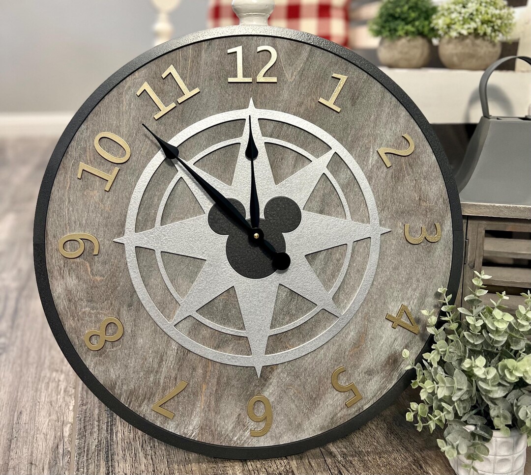 Nautical Compass Clock - Etsy