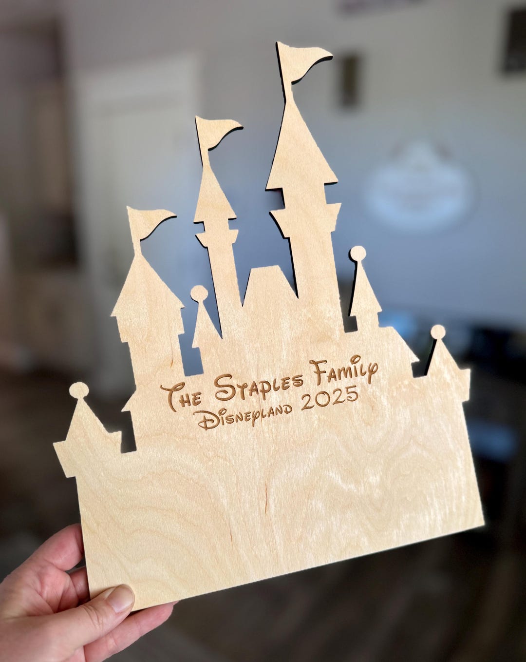 Personalized Castle Autograph Board: Birch Wood Vacation Keepsake - Etsy